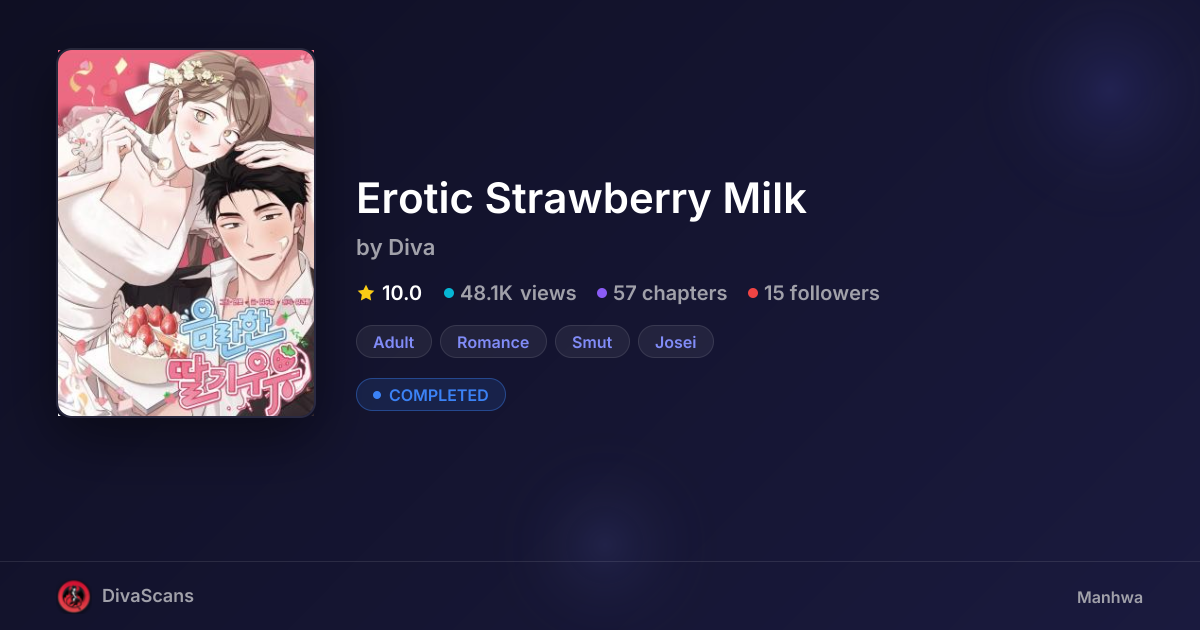 Erotic Strawberry Milk By Divascans 8274